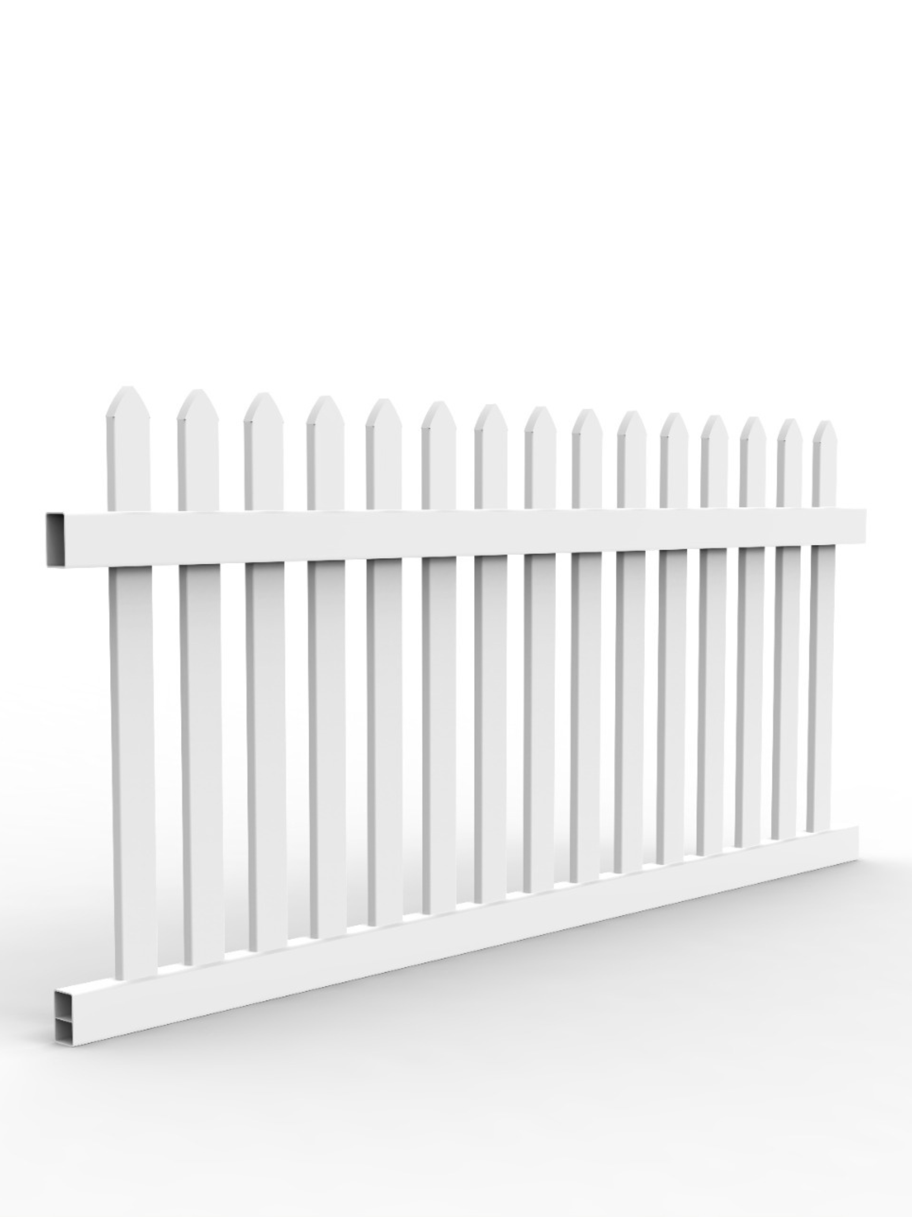 PVC Colonial Picket Fence Panel – Island Outdoors Australia