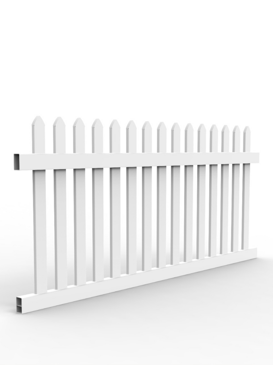 PVC Colonial Picket Fence Panel – Island Outdoors Australia